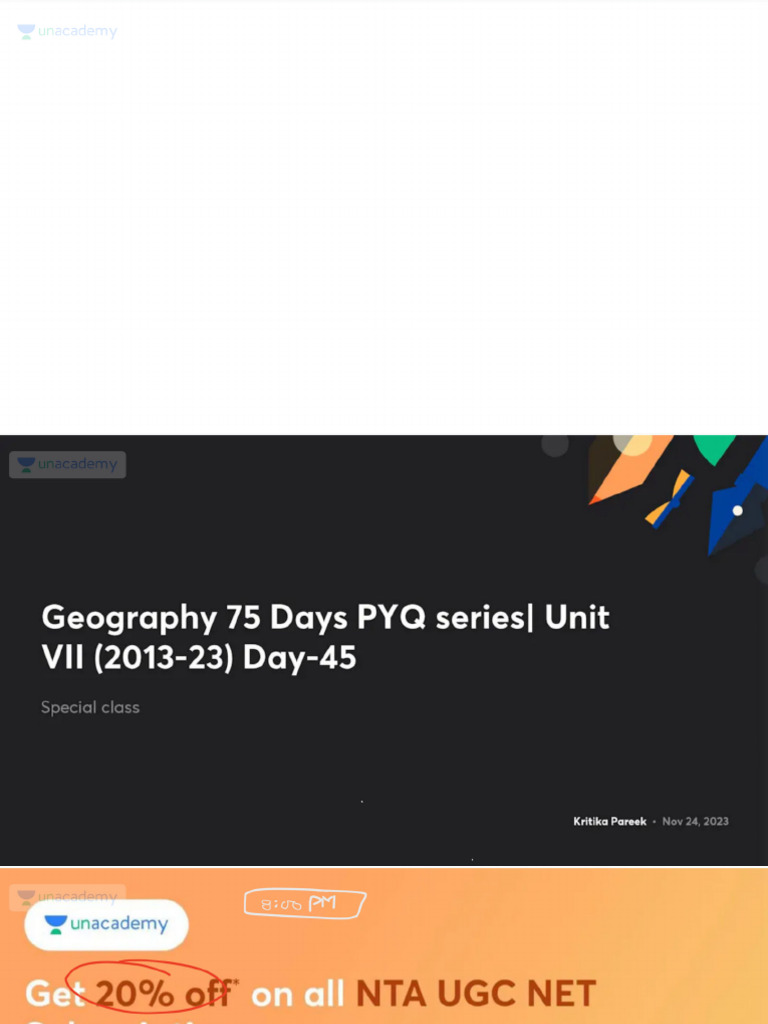 Geography PYQ Series | PDF