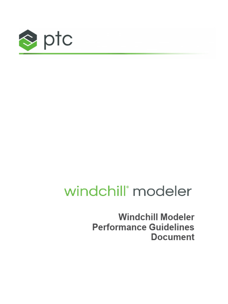 Windchill Modeler Performance Guidelines Document | PDF | Databases ...