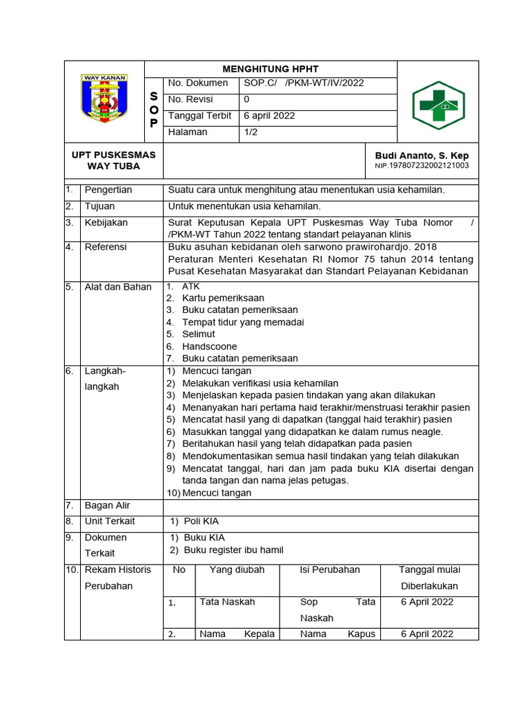 Cara Menghitung HPHT untuk Kehamilan | PDF | Sains & Matematika