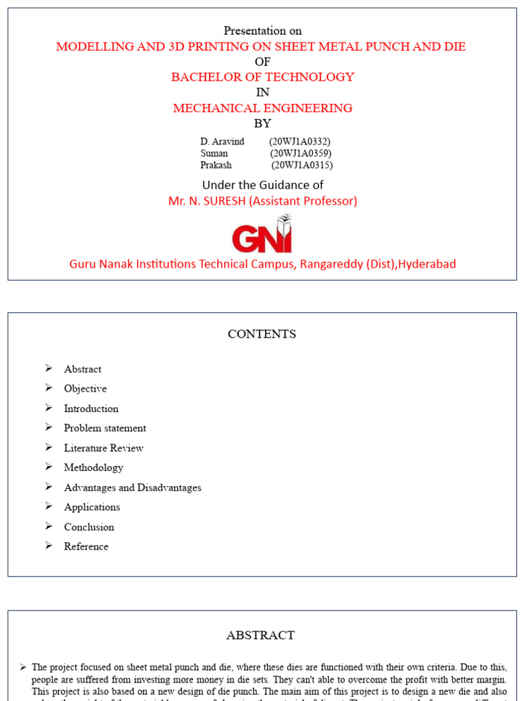 PROJECT REVIEW 2 Final | PDF | Prototype | Sheet Metal