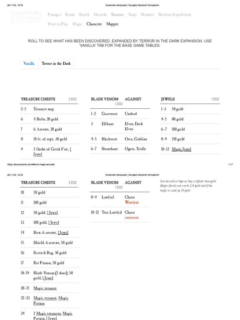 Advanced Heroquest _ Dungeon Explorer Companion | PDF | Amulet