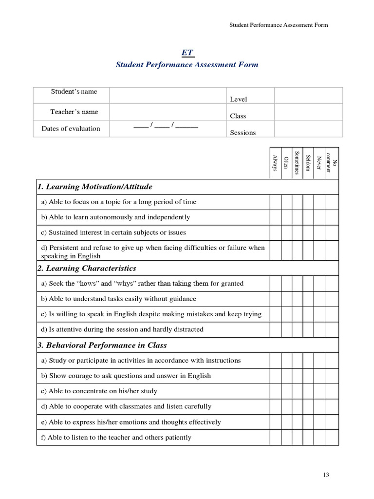 Student Performance | PDF | Teachers | Leadership