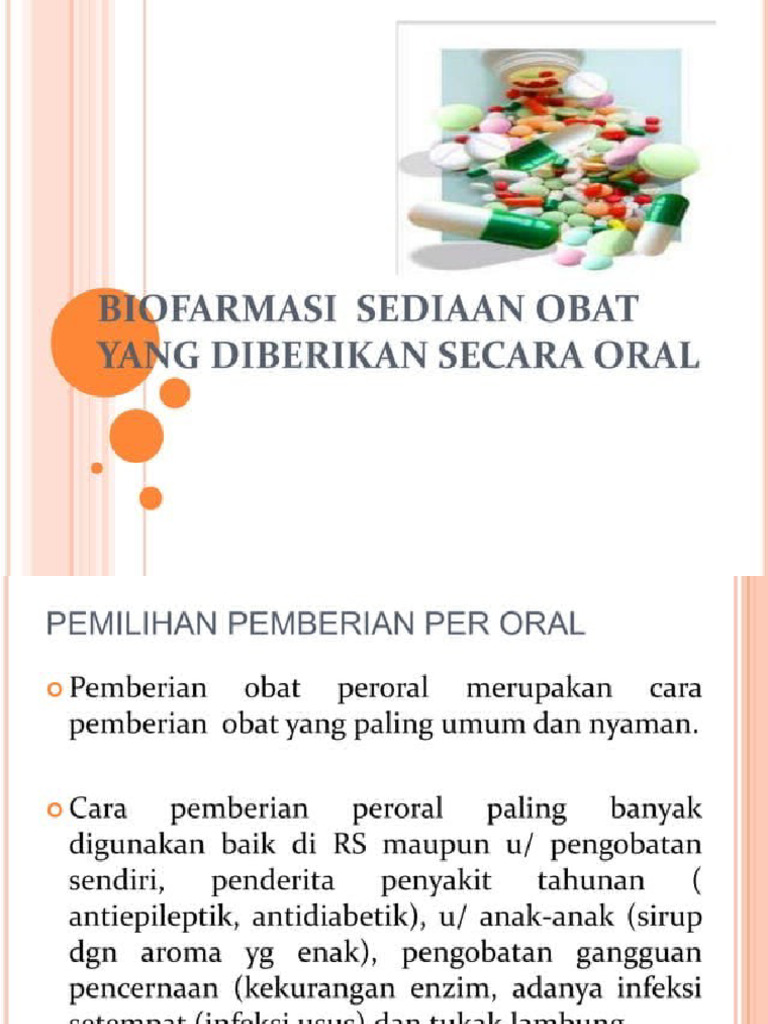 absorbsi obat | PDF