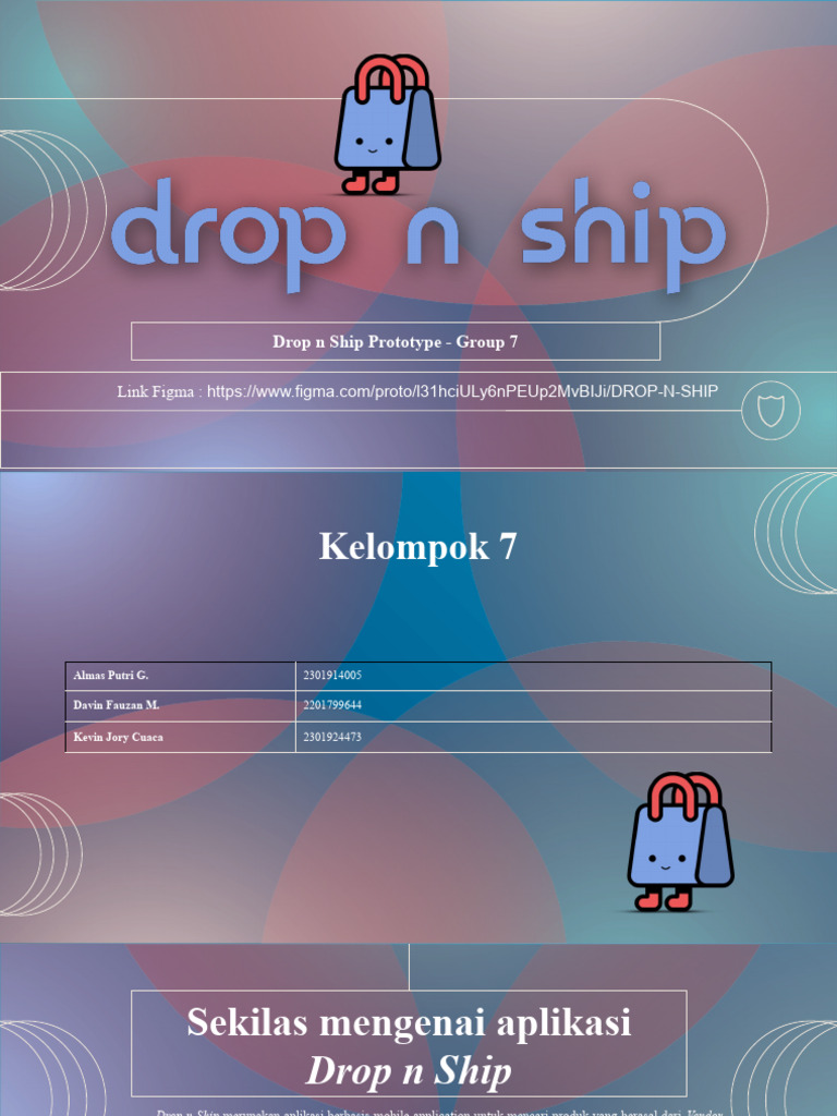 Drop N Ship - Group 7 Presentation | PDF