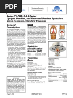 Tyco TY3531 TFP181 - 08 - 2022 | PDF | Fire Sprinkler System | Building Engineering
