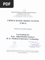 B.SC - Medical Laboratory Technology Syllabus | PDF | Medical ...