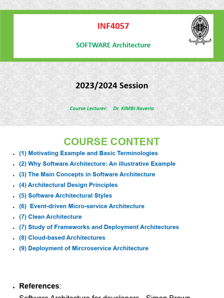 Software Architecture Pdf Service Oriented Architecture Software Architecture
