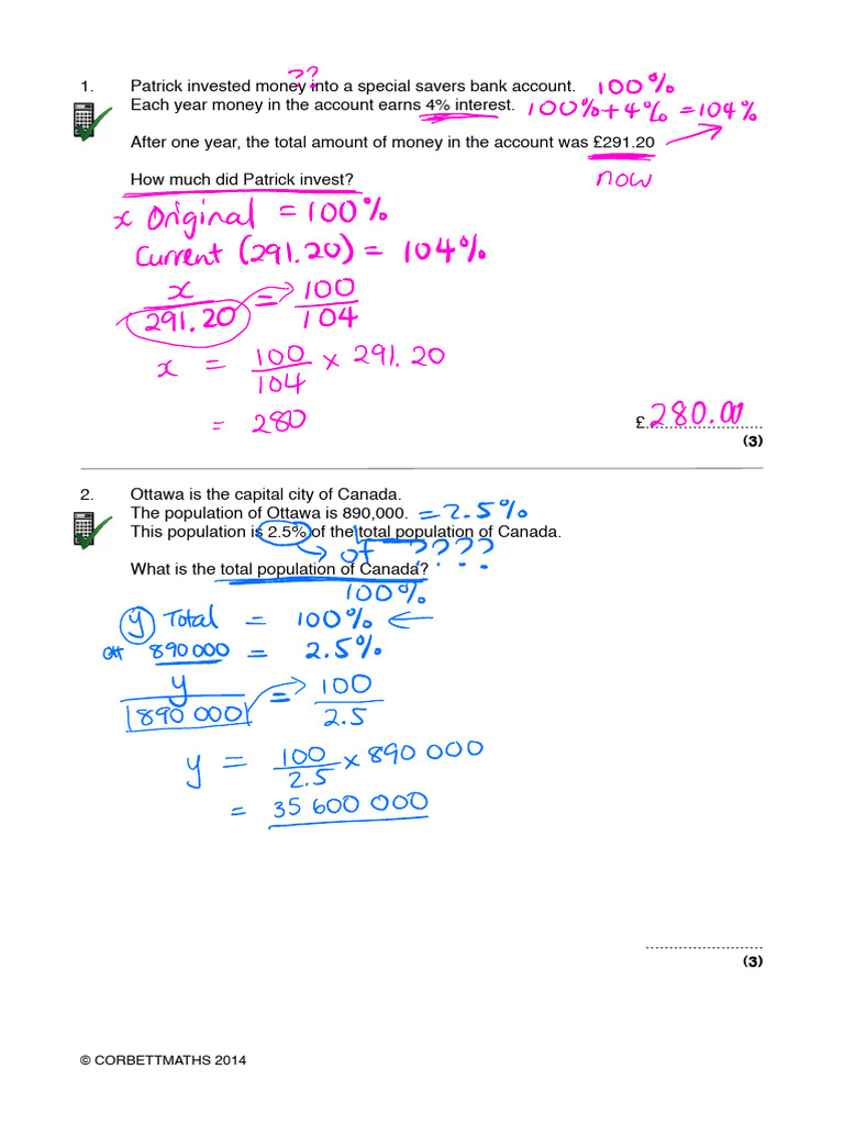 reverse-percentages-pdf | PDF | Value Added Tax | Prices