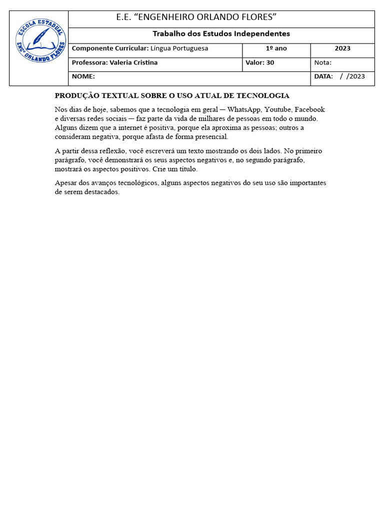 Trabalho Final - 2023 | PDF | Computadores