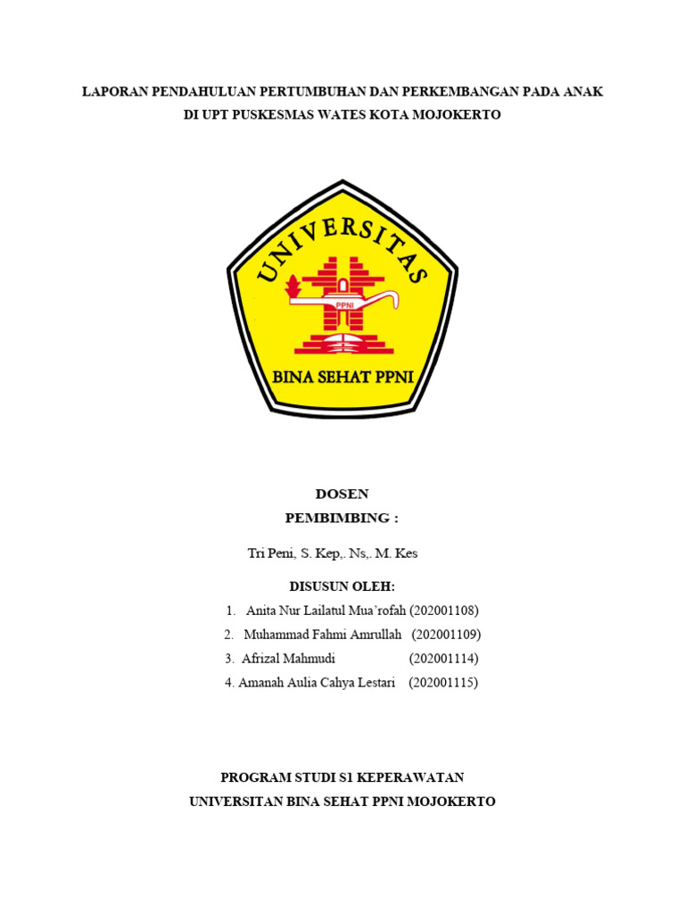 LP Pertumbuhan & Perkembangan (Edit) | PDF