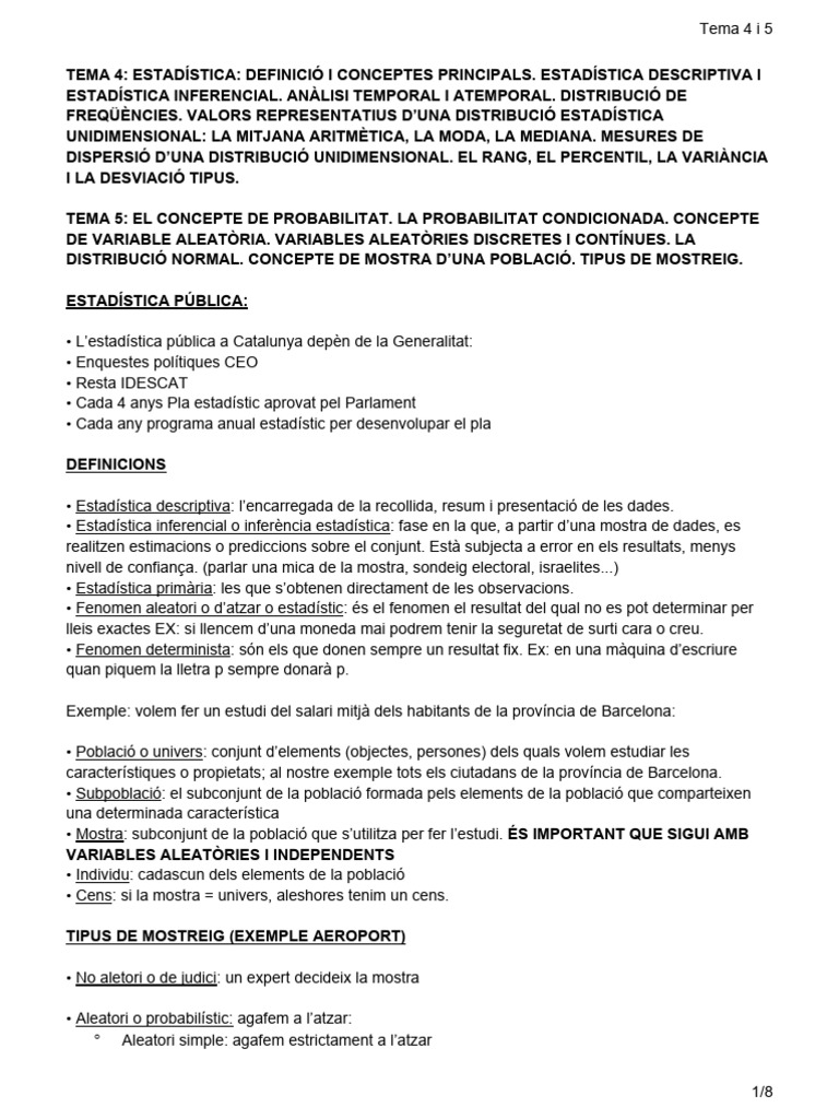 TEMA 4 I 5 (27-5-21) Fet I Imprès | PDF