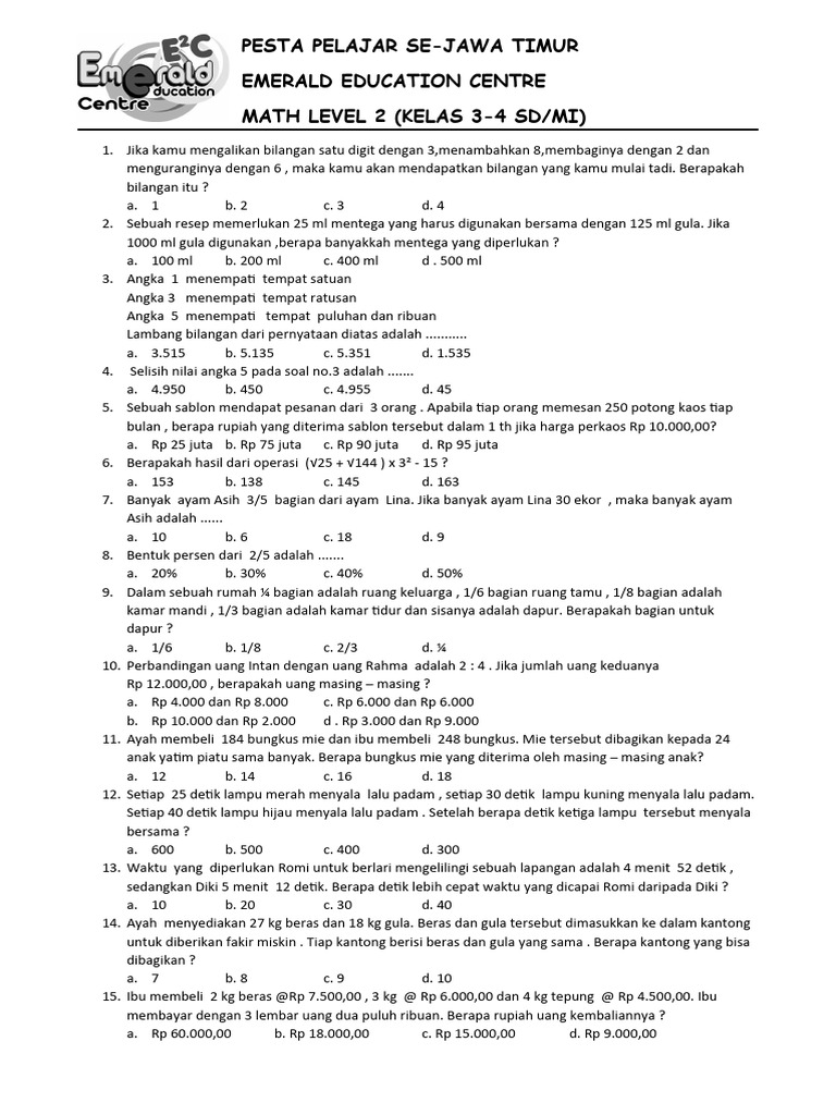 Emerald Level 1234 | PDF | Griya & Taman