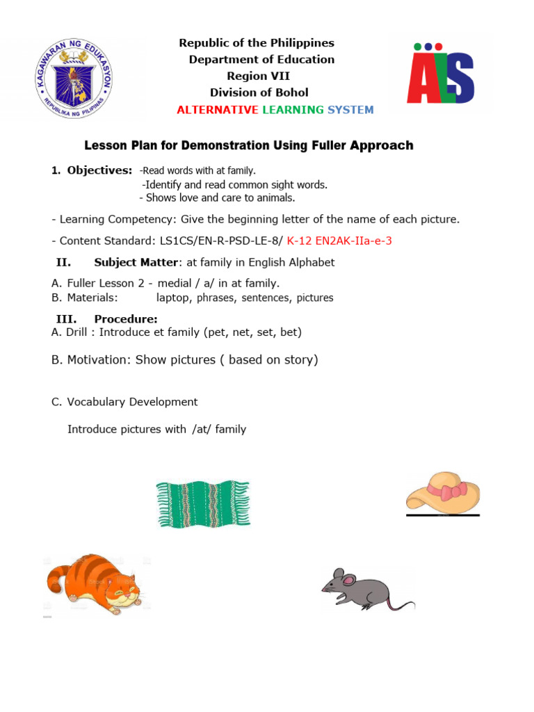 At Family Lesson Plan | PDF