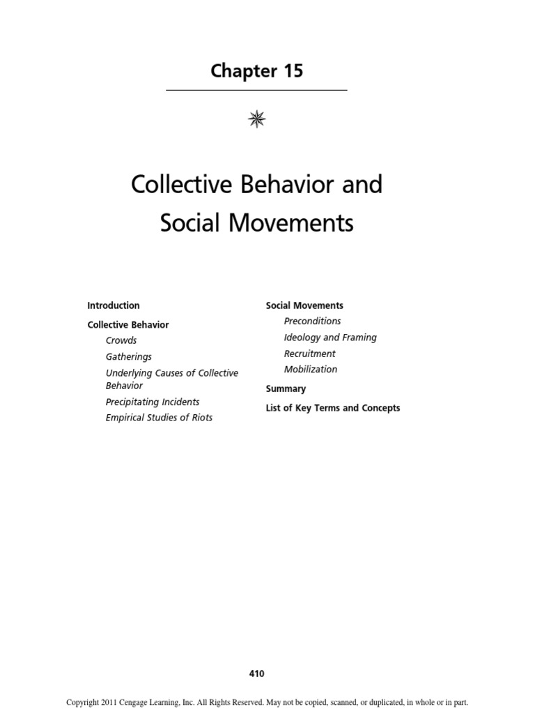 Collective Behavior and Social Movements | PDF | Psychology