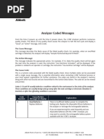 Abbott I-Stat Pt/Inr Error Codes: Startup Messages | PDF | Rechargeable ...