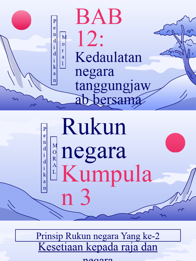 Moral Bab 12: Kedaulatan Undang-Undang | PDF