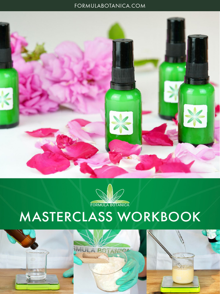2022 09 Masterclass Workbook | PDF | Cosmetics | Lavandula