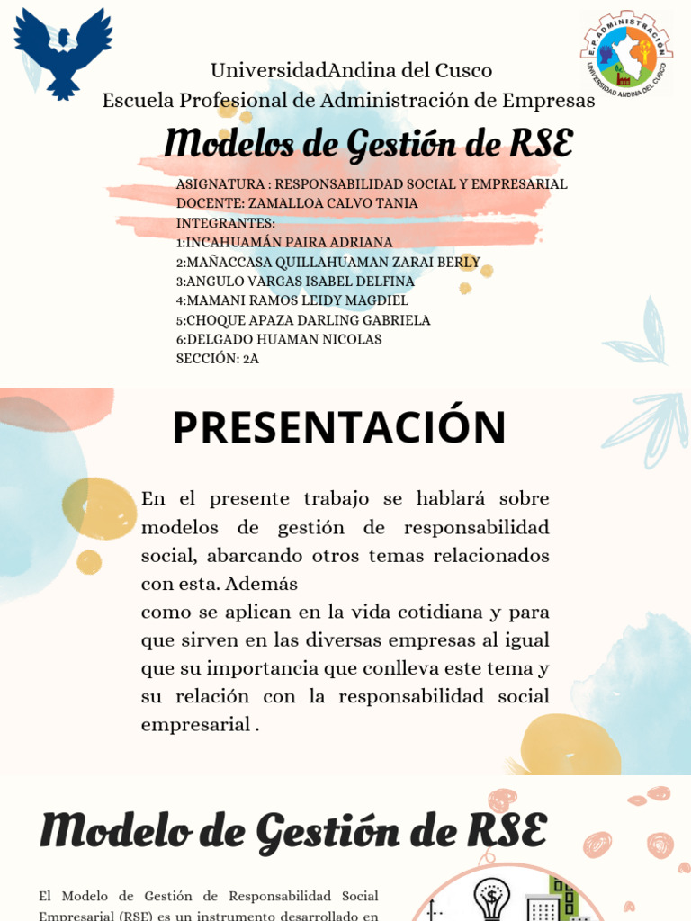 Modelos de gestión de RSE | PDF | Responsabilidad social corporativa ...