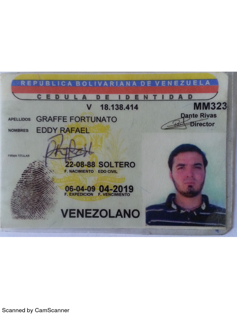 Venezuelan ID Card Details | PDF