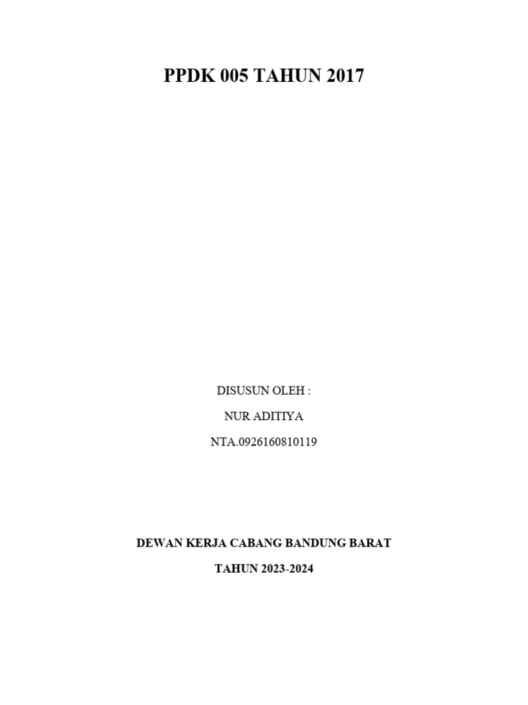 Essai PPDK DKC | PDF | Karier & Perkembangan