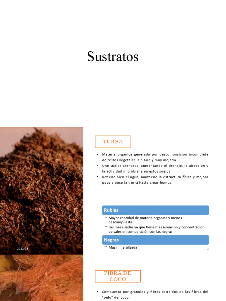 Sustratos | PDF | Compost | Suelo