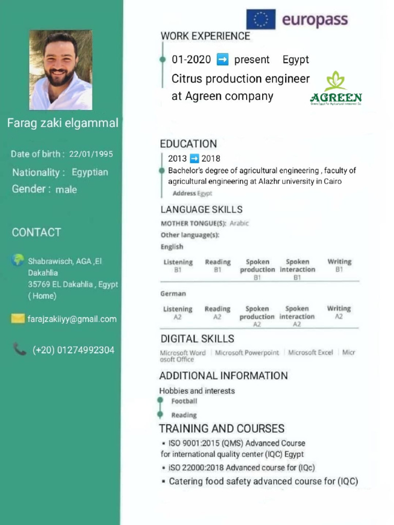 Farag's CV | PDF