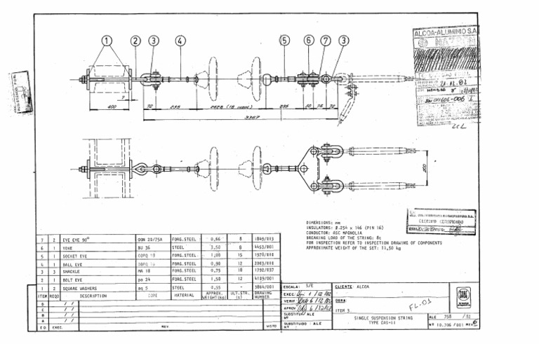 Des-10-706-001-01 Single Suspension String | PDF
