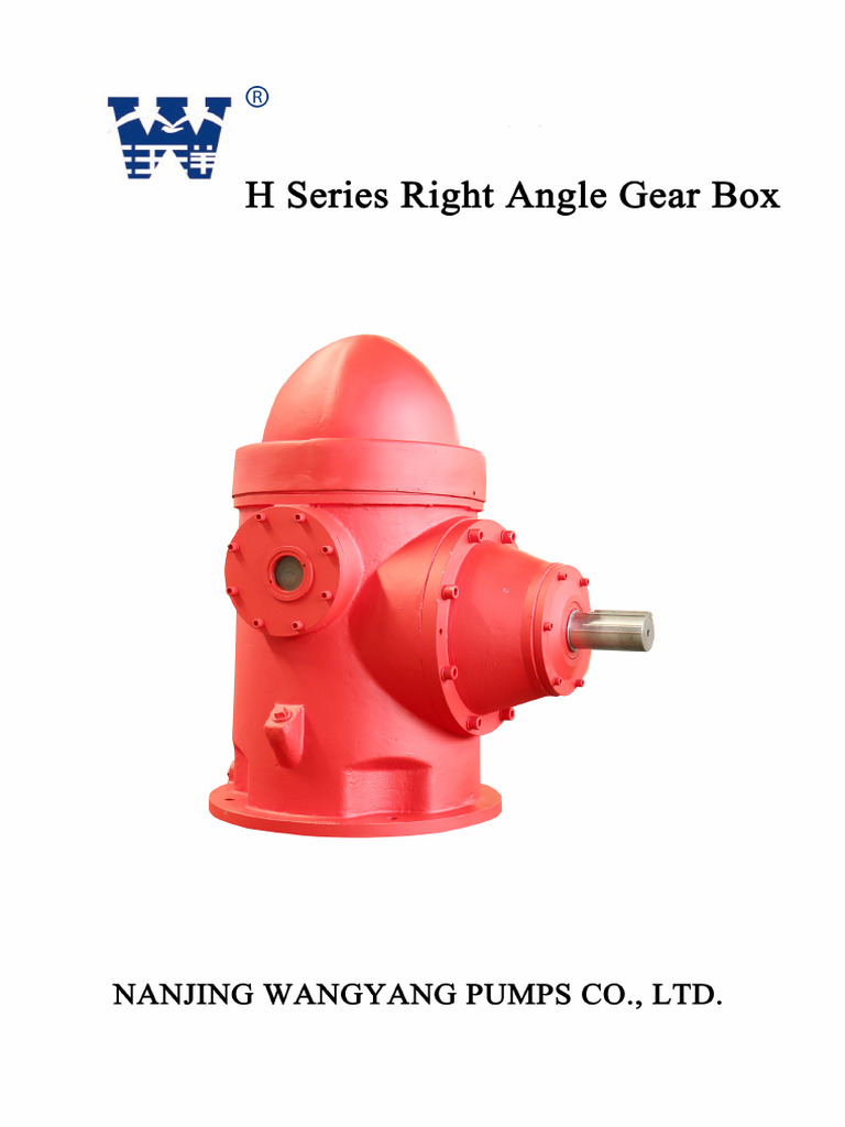 H Series Right Angle Gearbox Overview | PDF | Pump | Bearing (Mechanical)