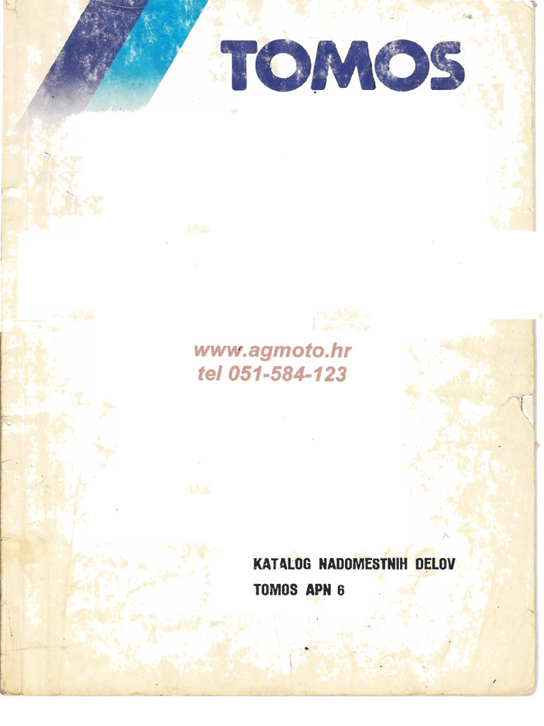 TOMOS APN6 Prirucnik | PDF