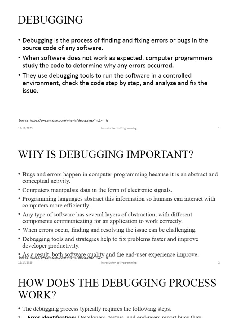 Introduction to Python | PDF | Software Bug | Integrated Development Environment