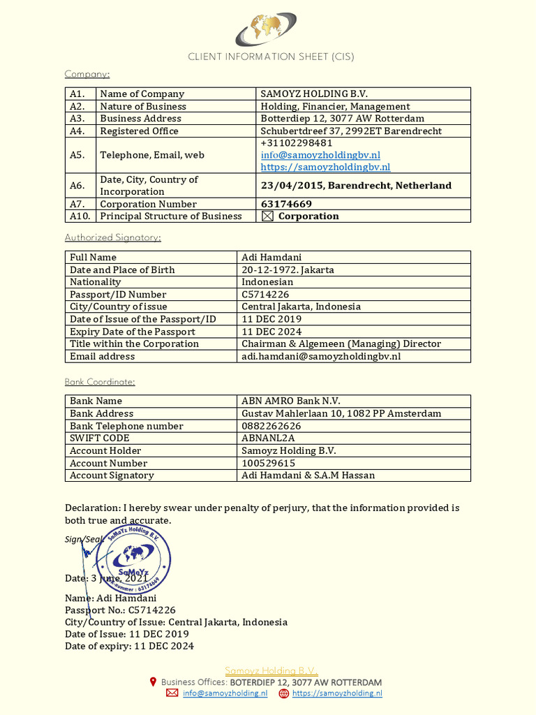 Samoyz CIS | PDF | Business | Justice