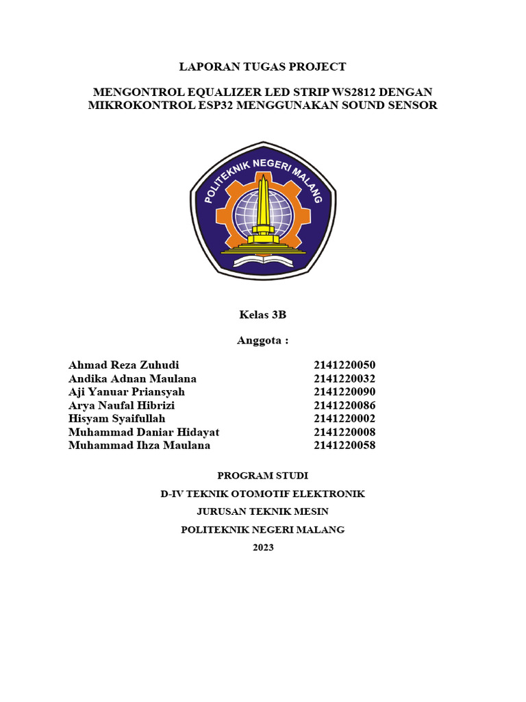 Laporan Projek rgb final | PDF