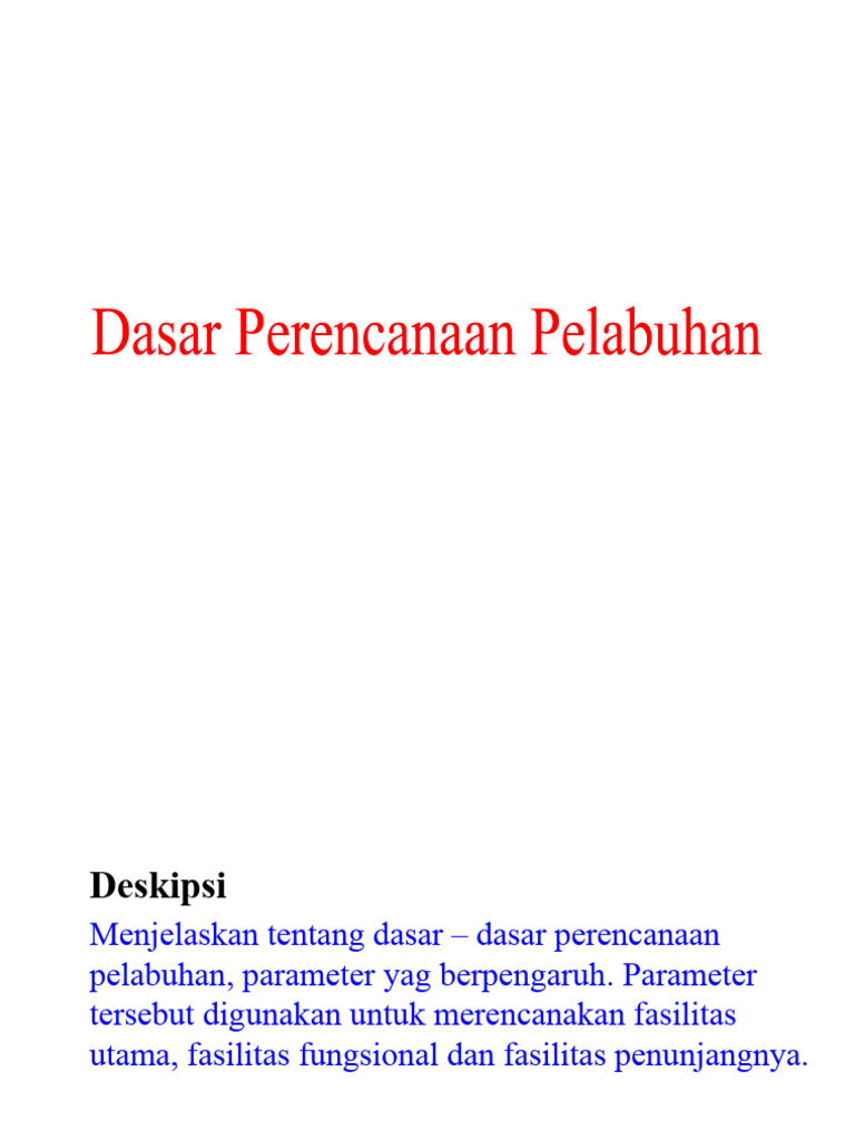 Rek Trans 8b (Pelabuhan) | PDF