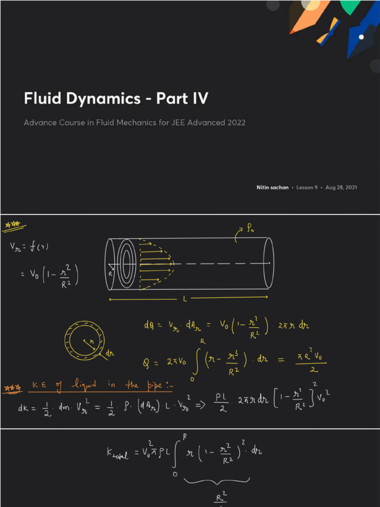 Fluid Dynamics Part IV With Anno | PDF