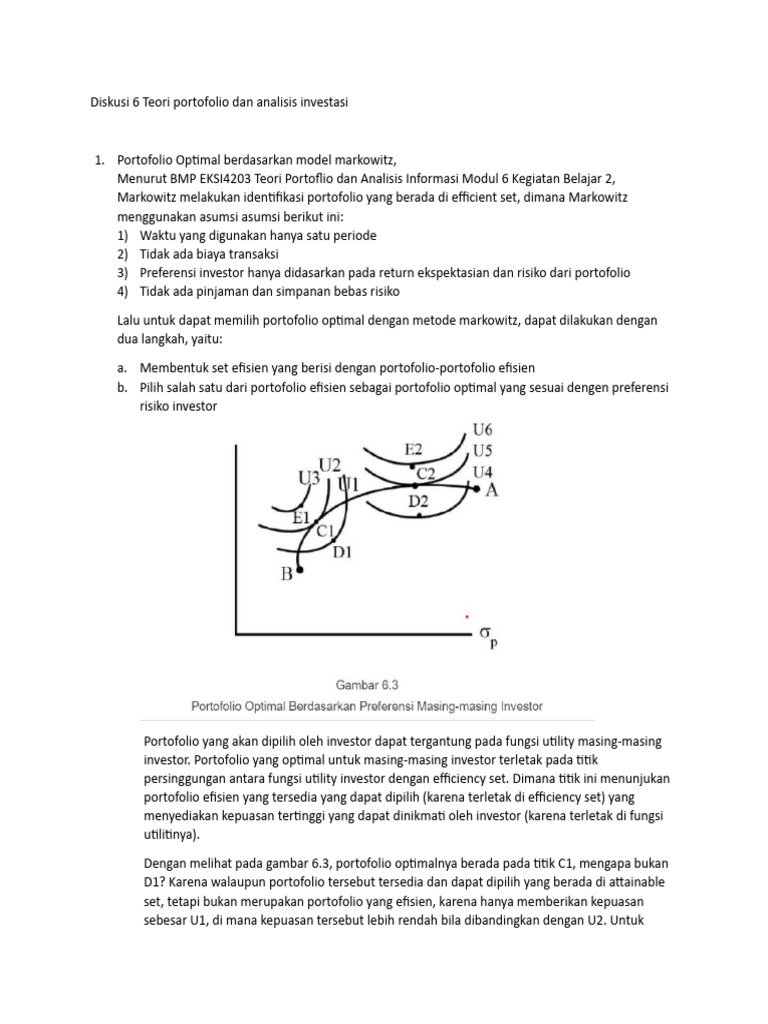 Teori Portofolio: CAPM vs APT | PDF