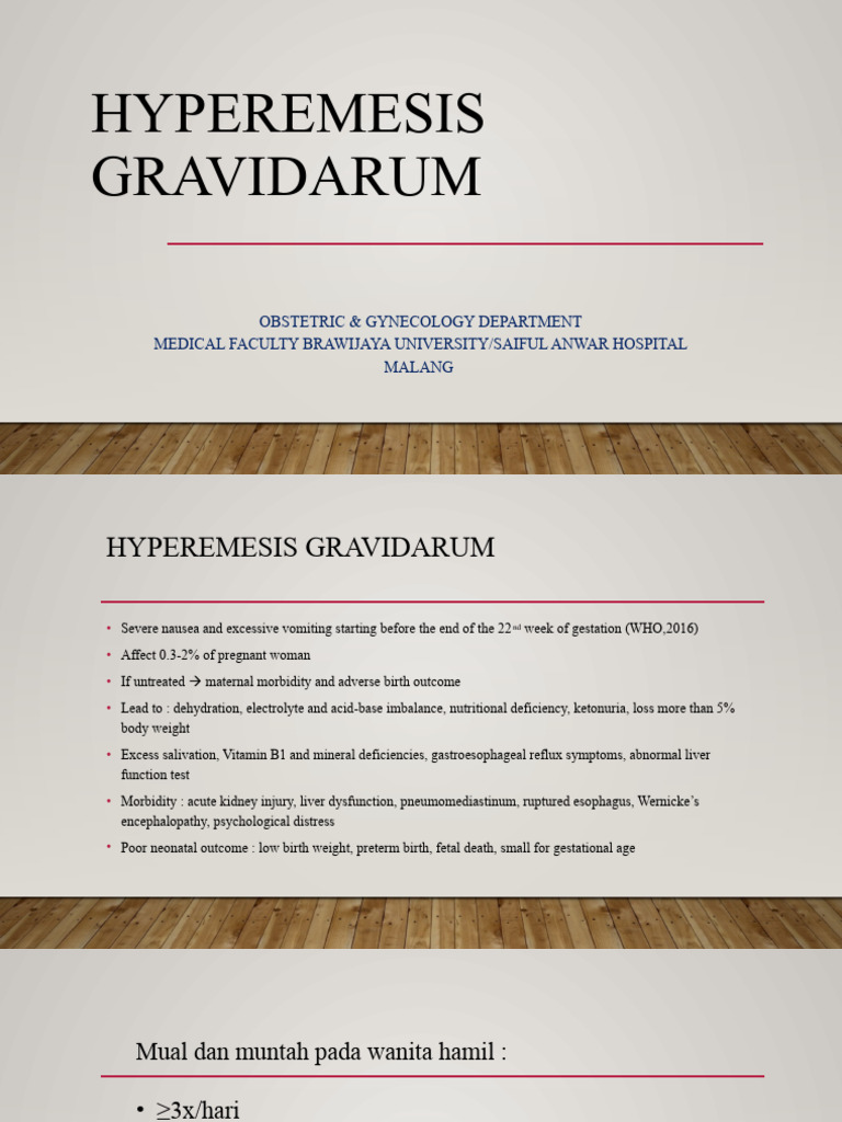 HYPEREMESIS GRAVIDARUM Repro21 | PDF