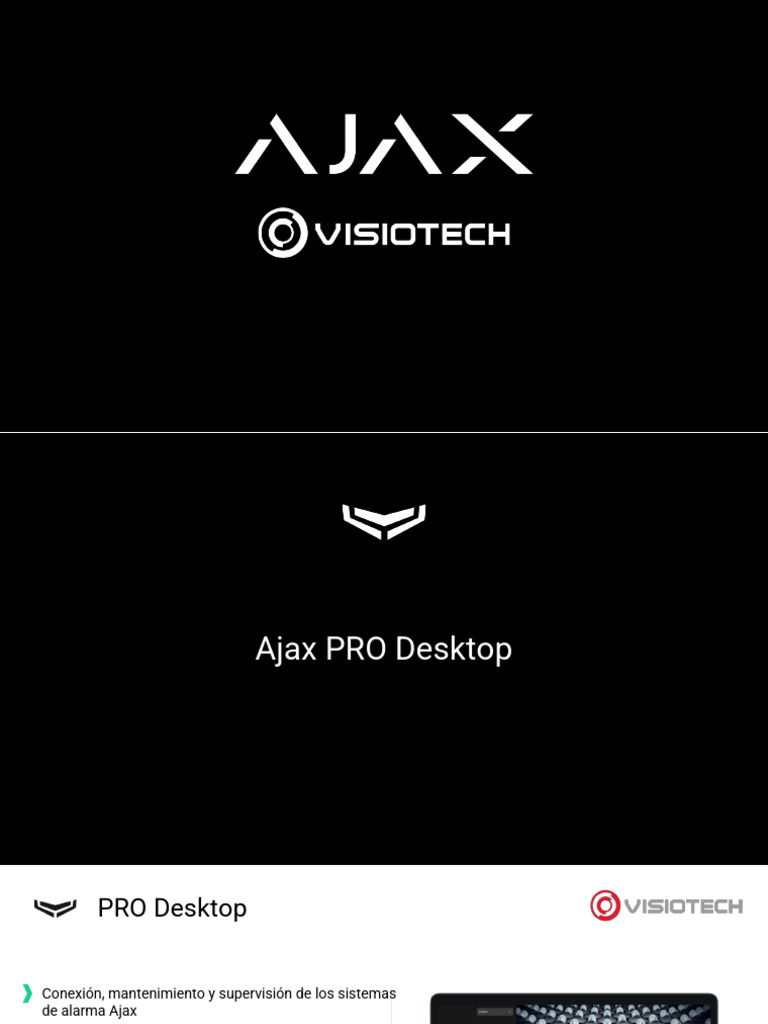 Gestión de Alarmas con Ajax PRO Desktop | PDF | Computadora de ...