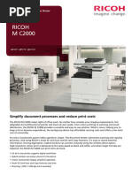 IM C 3000 3500 4500 6000 Range+Brochure | PDF | Image Scanner | Network Interface Controller