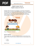 Class 10 English Grammar Tenses | PDF | Grammatical Tense | Grammar