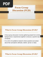Practical Guide to Focus Group Discussions | PDF | Focus Group | Question