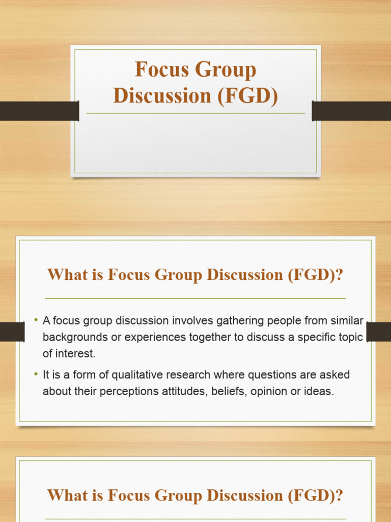 Focus Group | PDF | Focus Group | Methodology