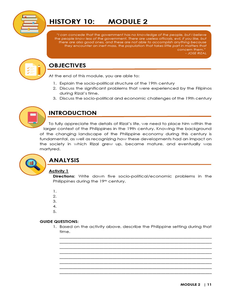 HIST-10-MODULE-2 | PDF | Philippines