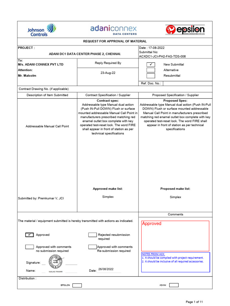 Manual Call Point | PDF | Duct (Flow) | Electrical Wiring