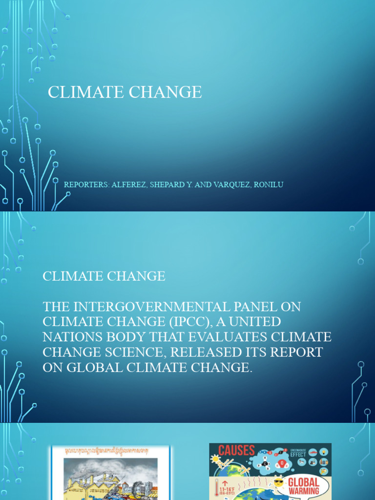 Climate Change | PDF