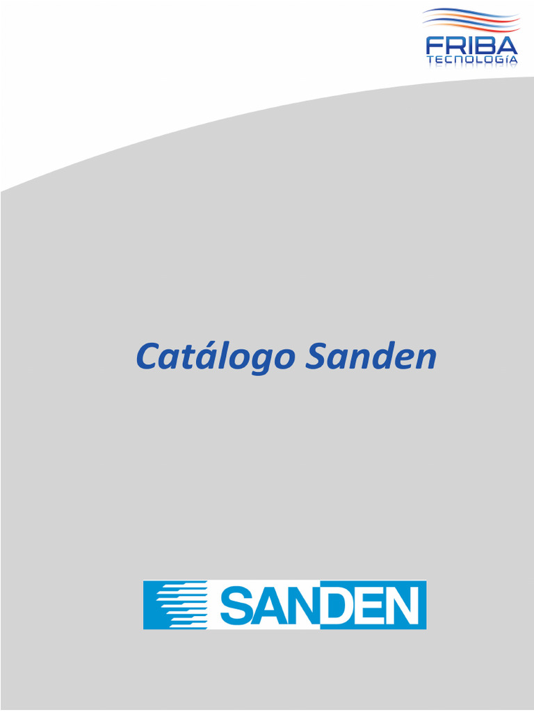 Compresor AA Camion Huevos Catalogo-Sanden | PDF | Máquinas | Vehículos
