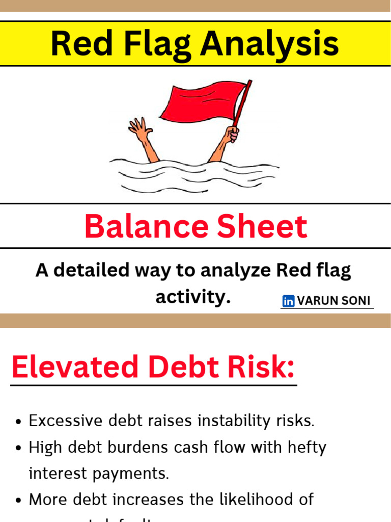 Balance Sheet Red Flag Analysis 1701209664 | PDF | Debt | Investing