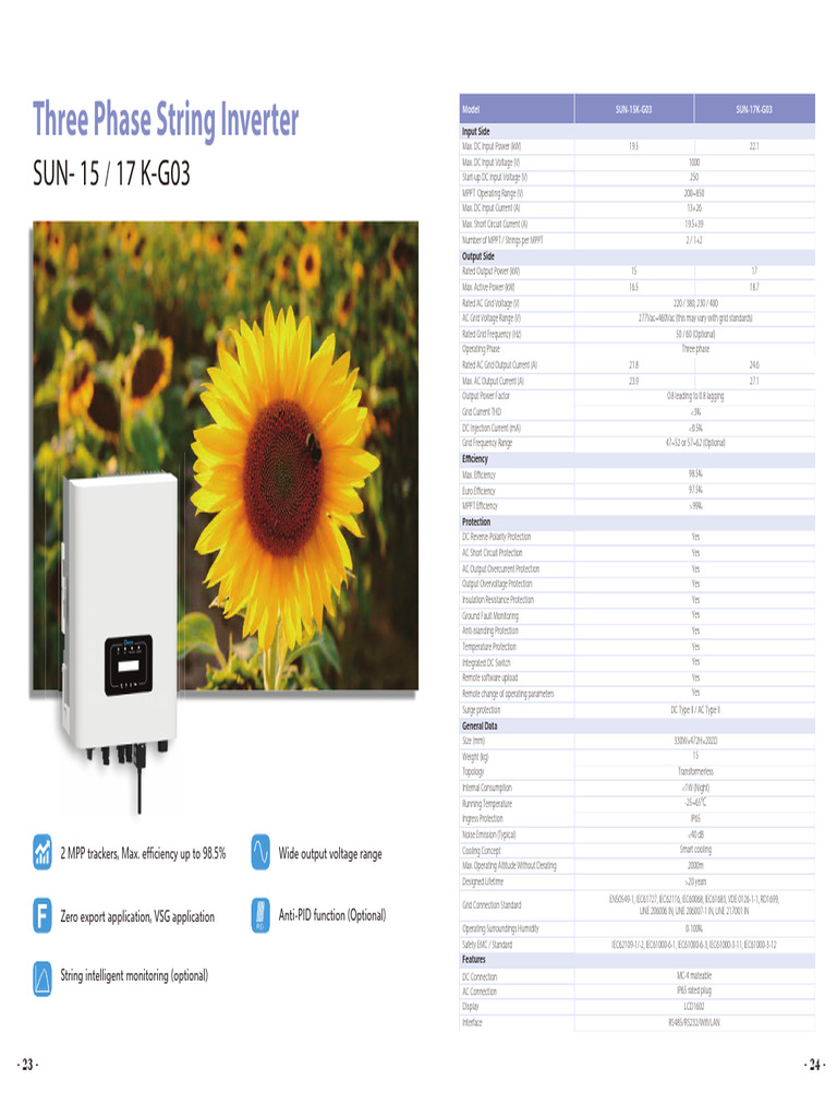 Datasheet | PDF | Alternating Current | Direct Current