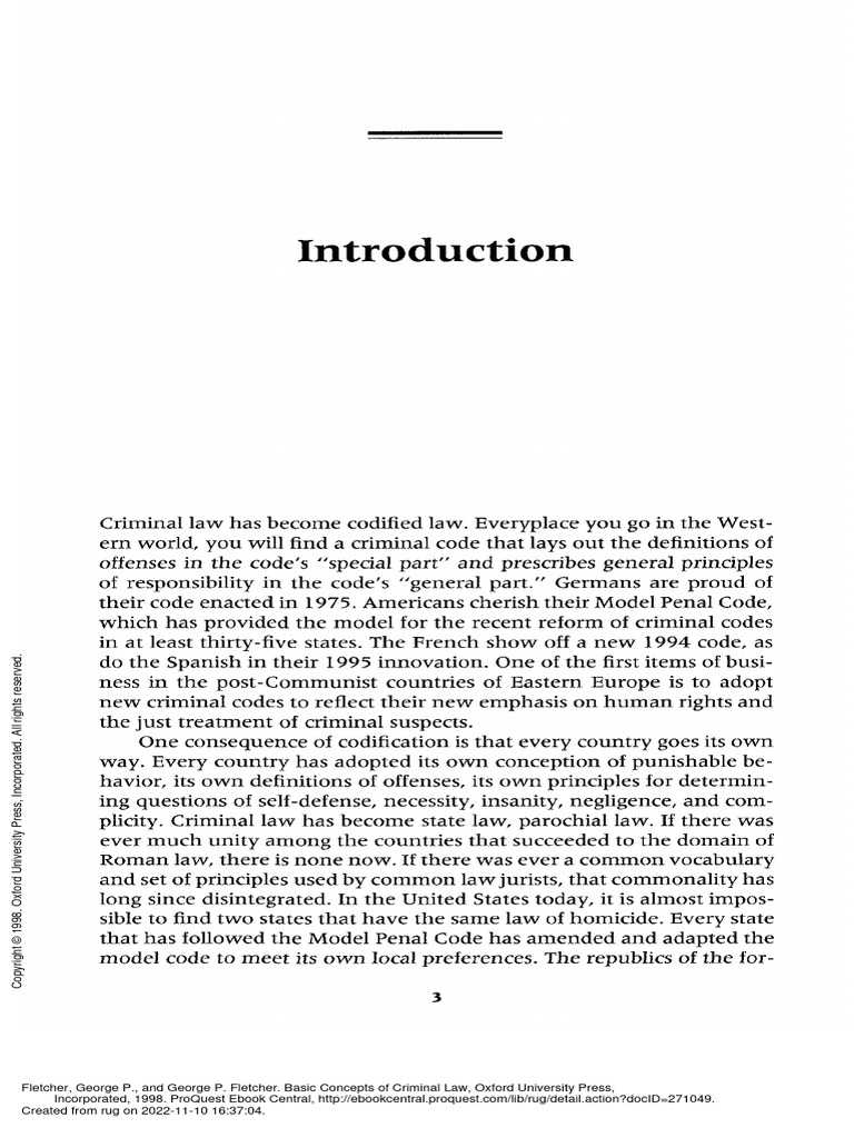 Basic - Concepts - of - Criminal - Law - (Introduction) | PDF | Crimes | Crime & Violence