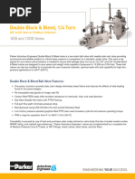 Oliver Double Block and Bleed Valve Catalog | PDF | Valve | Mechanical Engineering