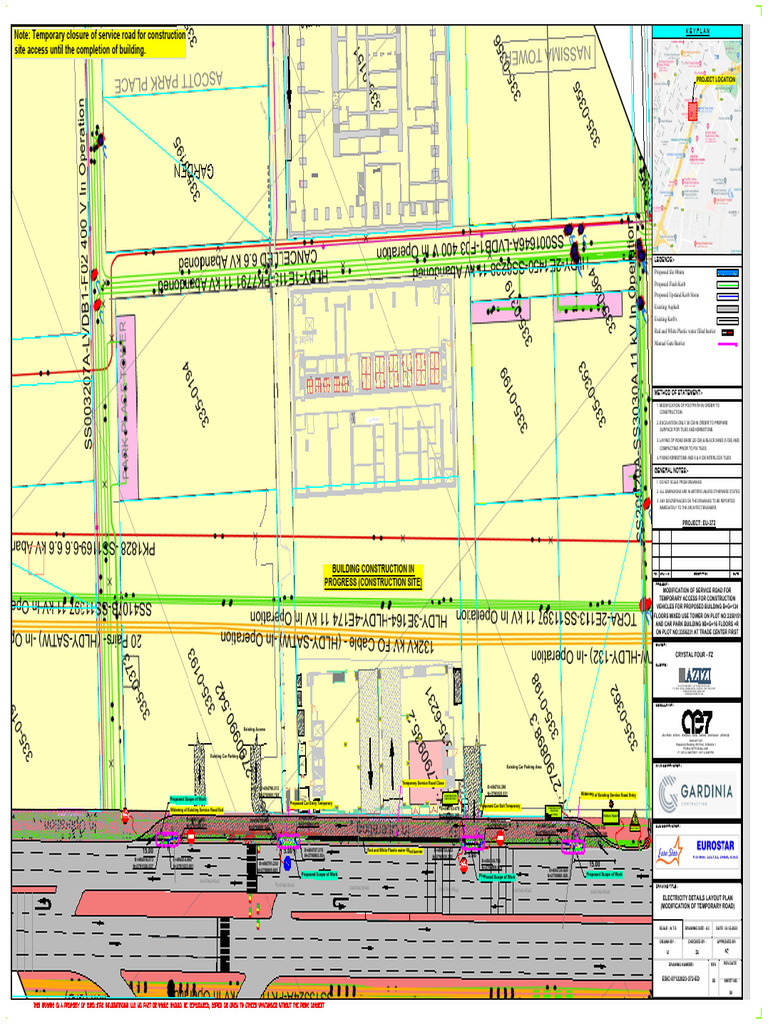 Electricity details Layout Plan | PDF | Transport | Land Transport